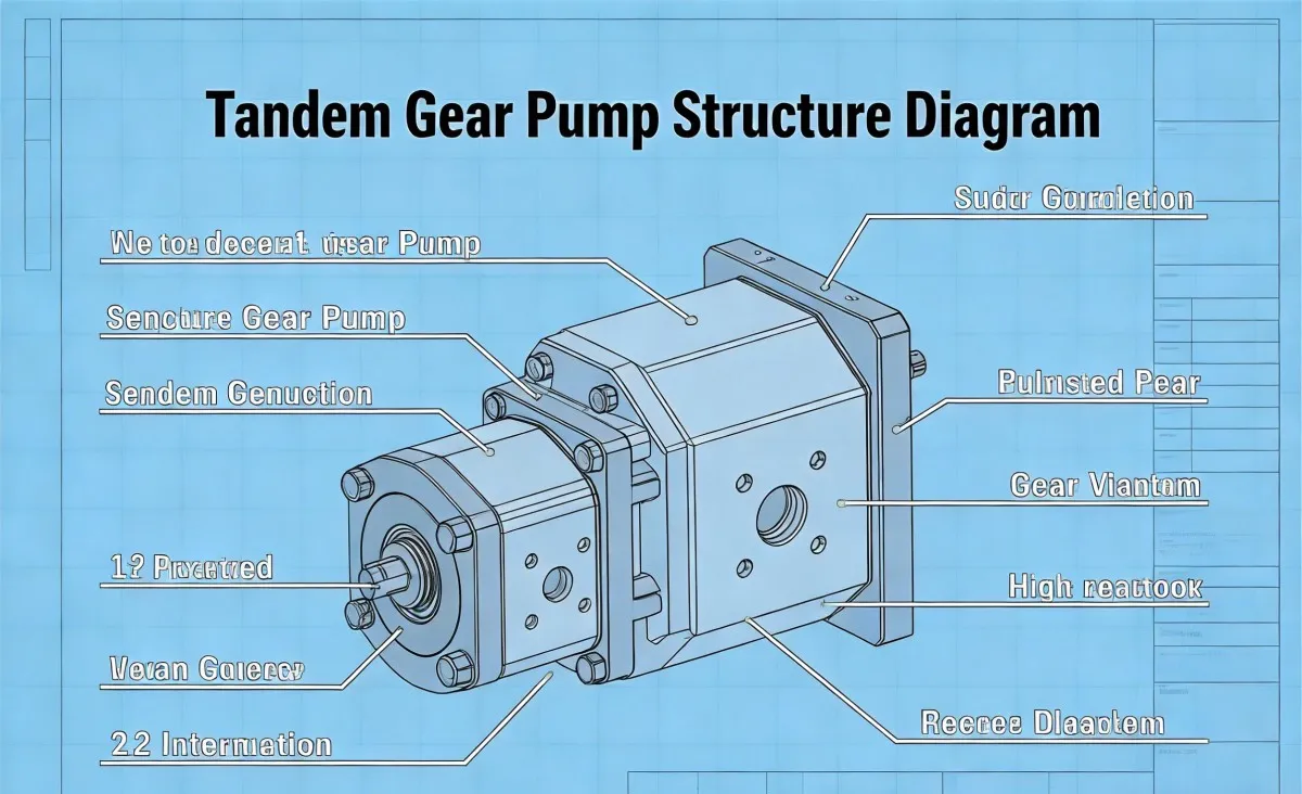 Tandem Gear Pump: Structural Advantages and Application in Multi ...